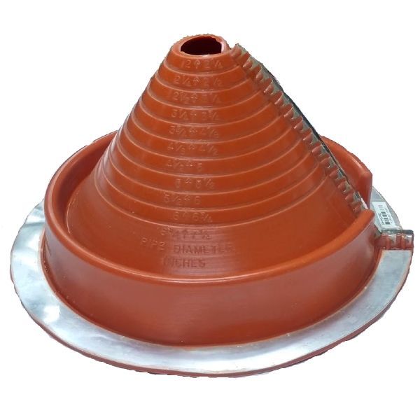 High Temp Silicone Pipe Boot Flashings - Mid-Michigan Metal Sales